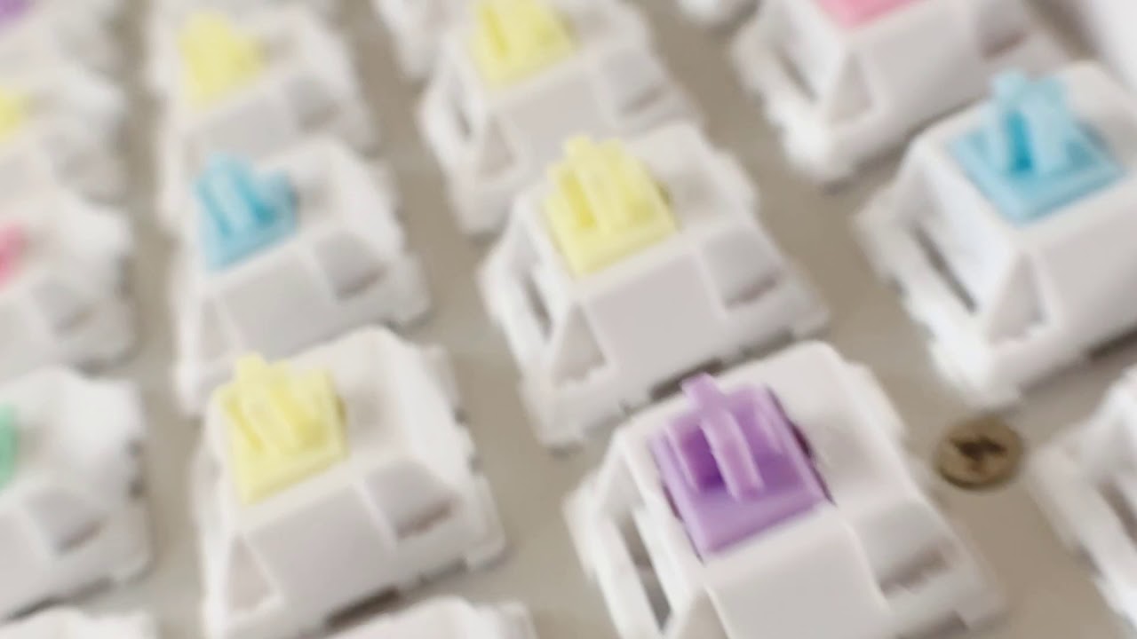 NK65 Milkshake Edition Keyboard B-Roll - YouTube