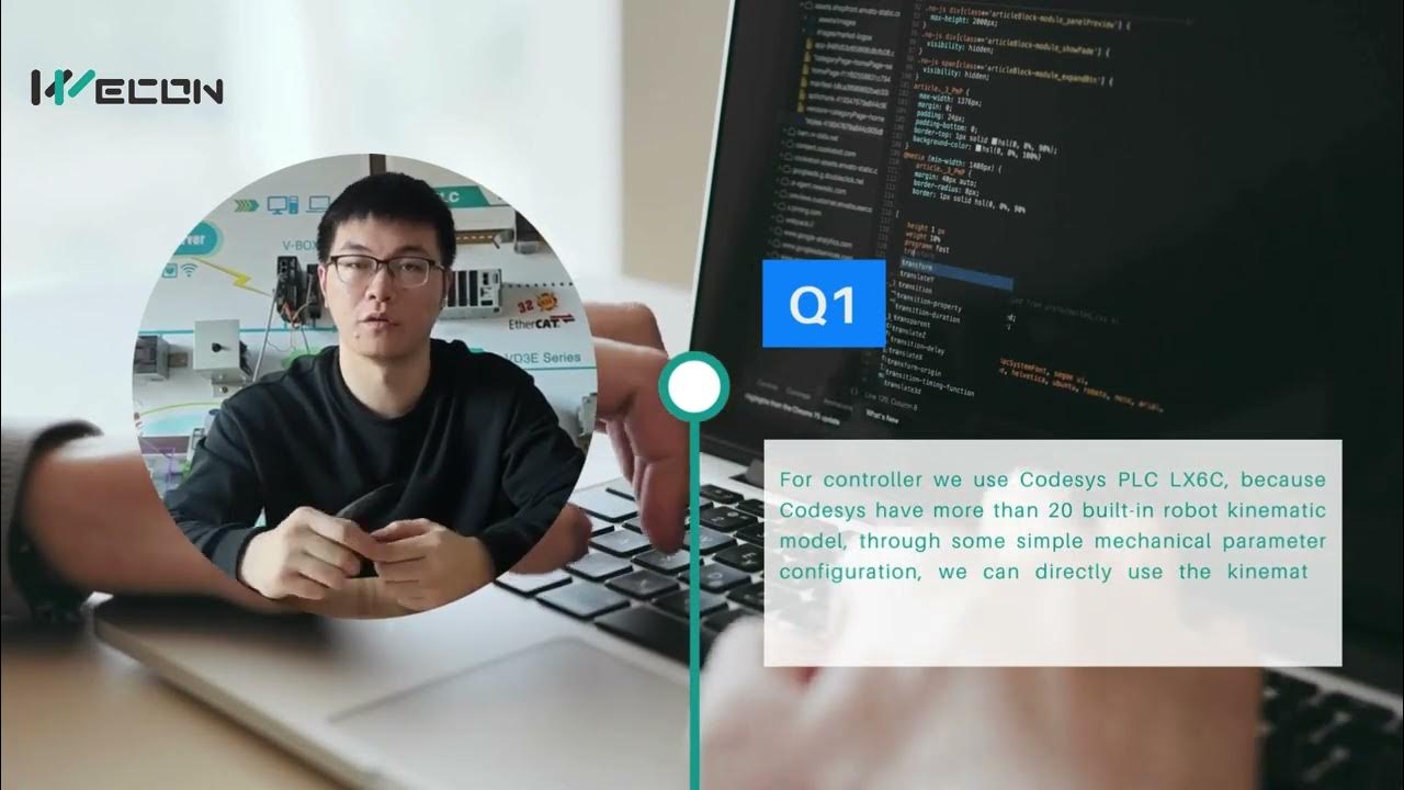 Parallel Robot Solution with Wecon LX6C PLC and VD3E Servo - YouTube