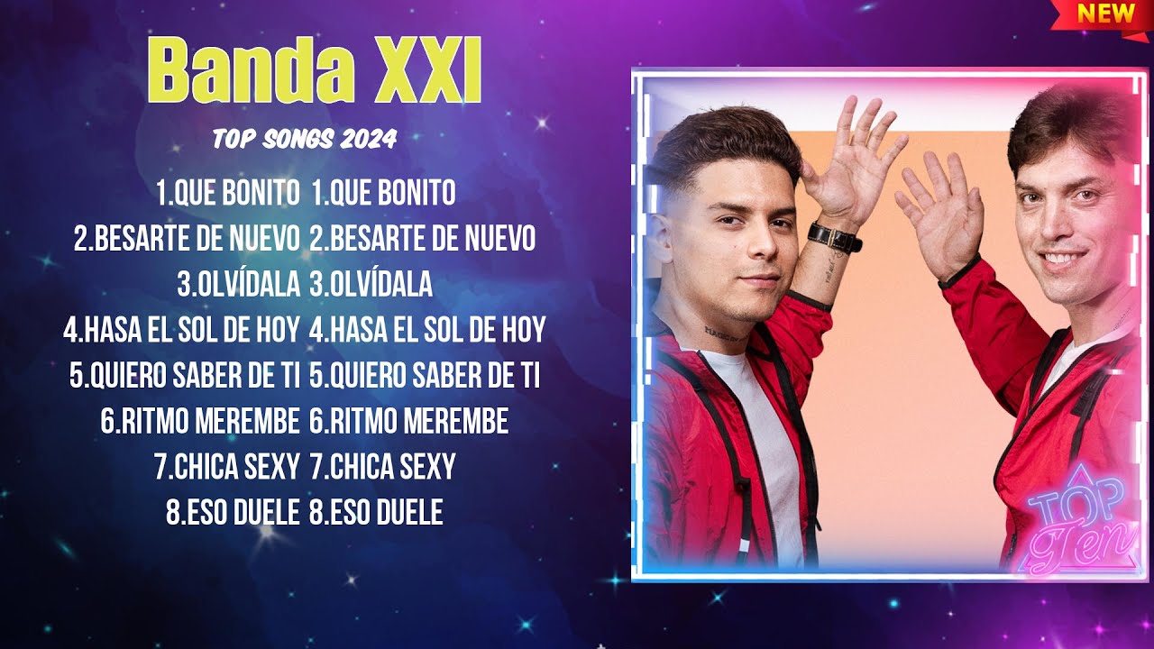 Banda XXI Grandes Exitos - 10 Canciones Mas Escuchadas - YouTube