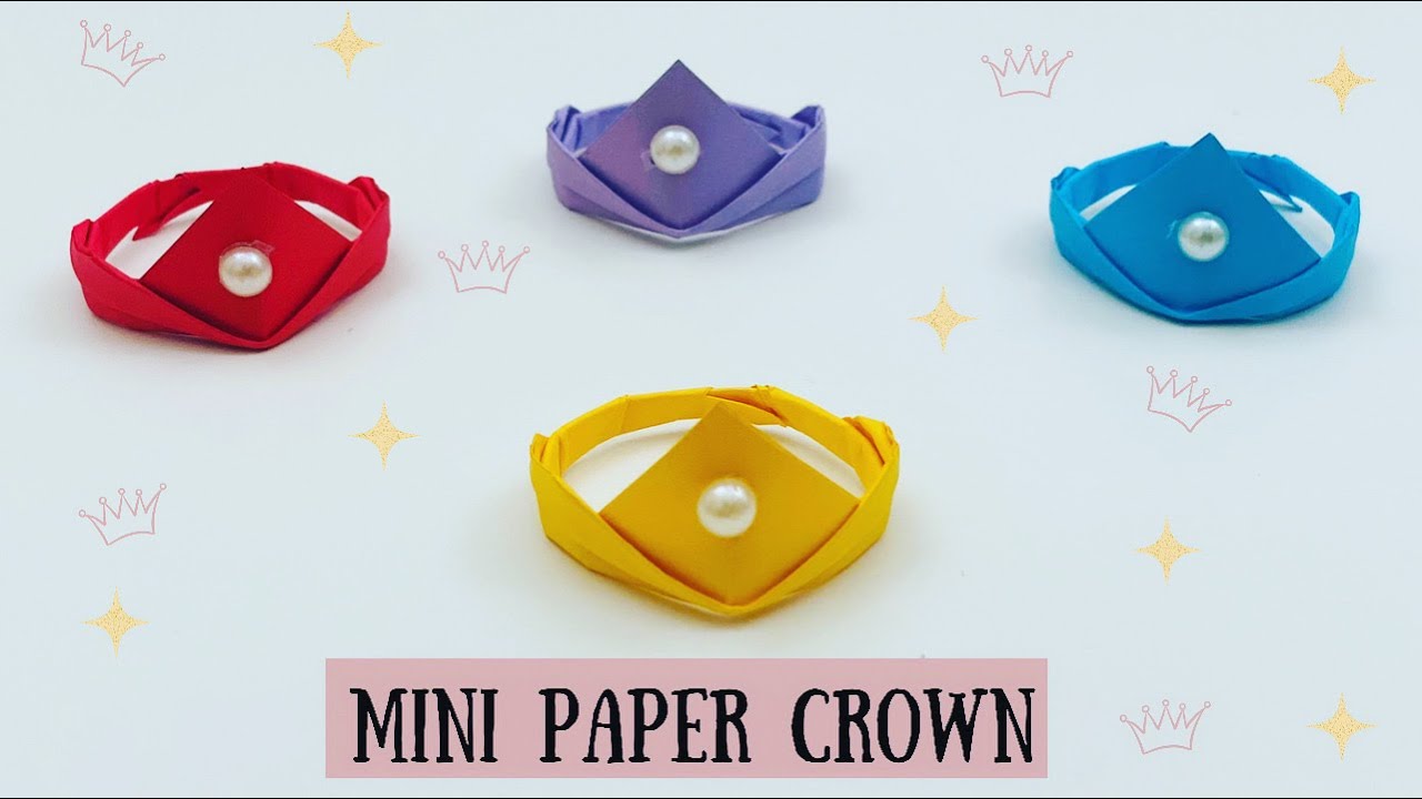 Paper Crown Craft / How to Make Crown With Paper At Home / Paper Craft ...