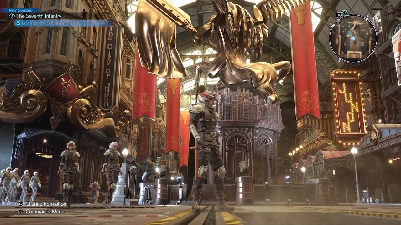 Game Music with landscape scene Final Fantasy 7 remake rebirth Junon ...