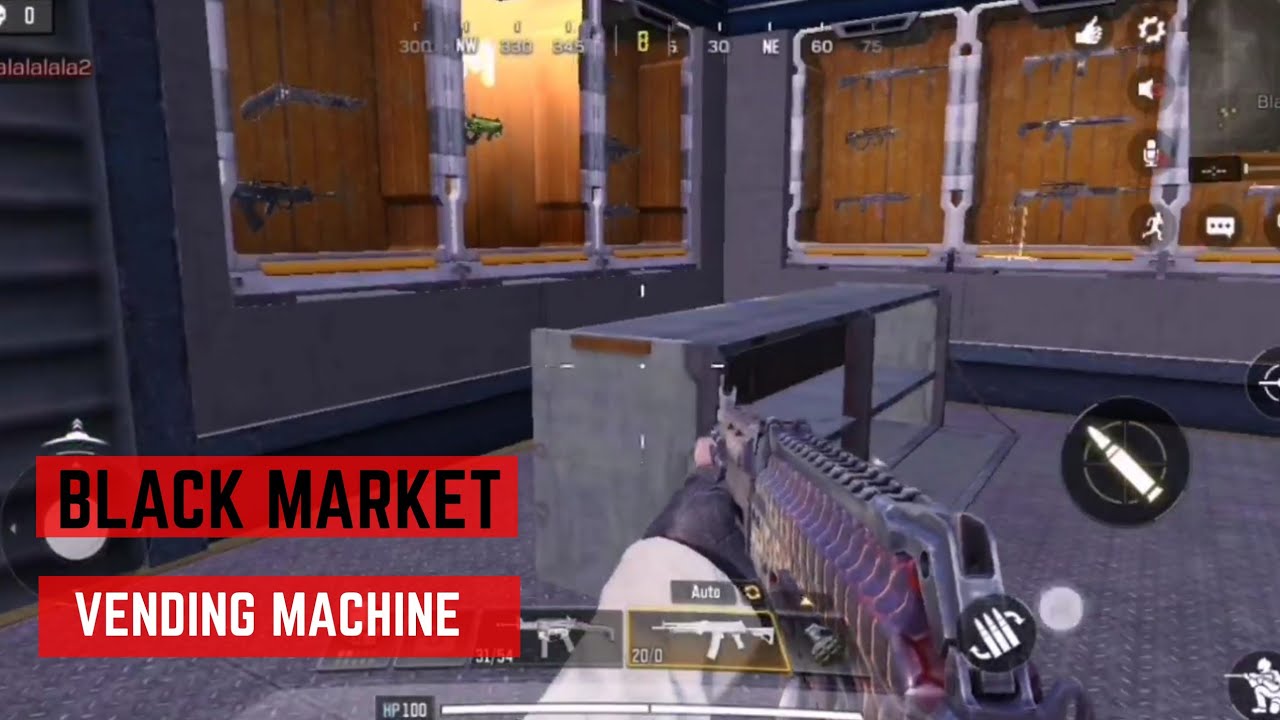 How to use the vending machine in black market town in battle royal ...