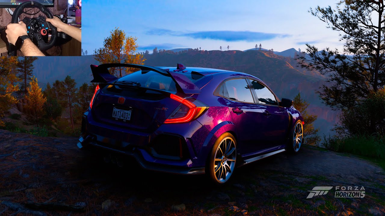 600HP HONDA CIVIC TYPE R - FORZA HORIZON 5 | LOGITECH G29 - YouTube