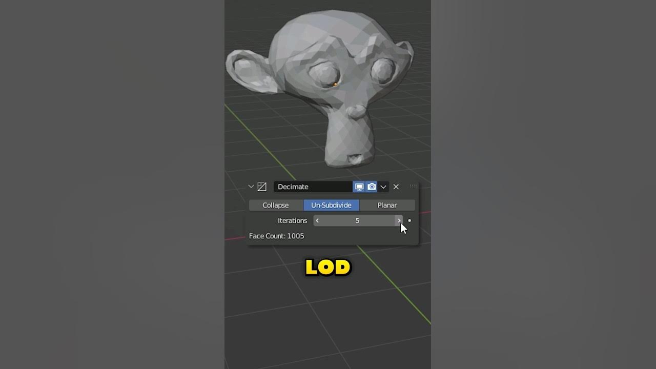 Level of Detail #gamedev #unity #valem #learning - YouTube