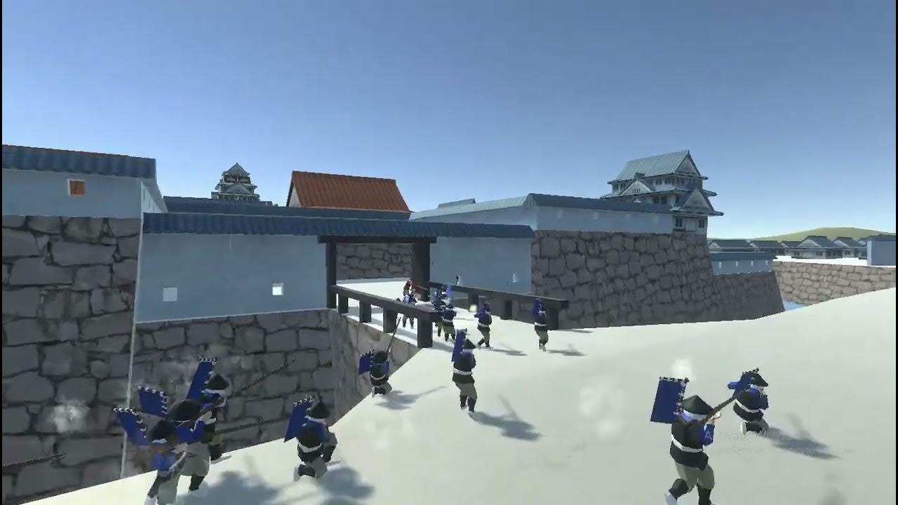 Osaka castle map (Ravenfield modding) - YouTube