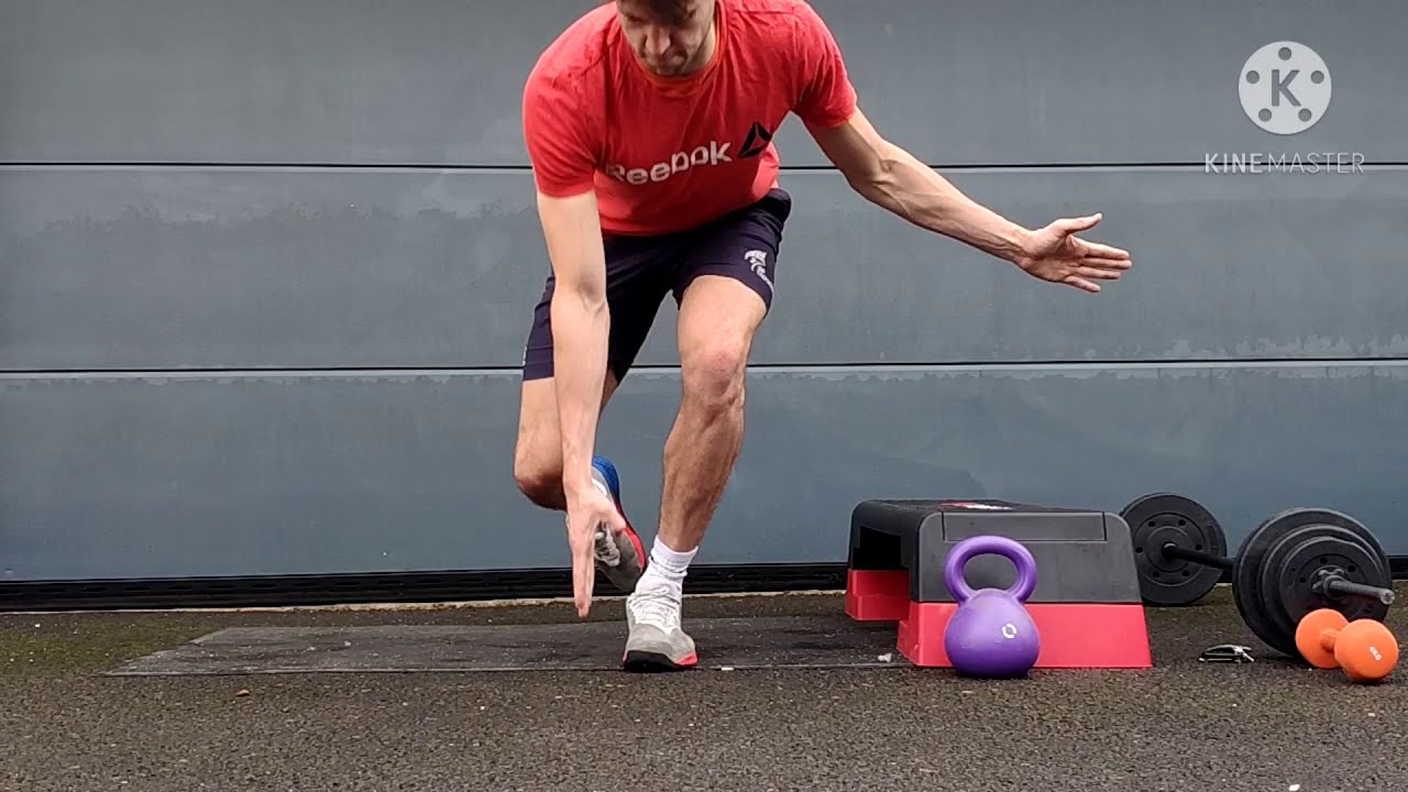 Exercise Tutorials: Single Leg Floor Reach - YouTube