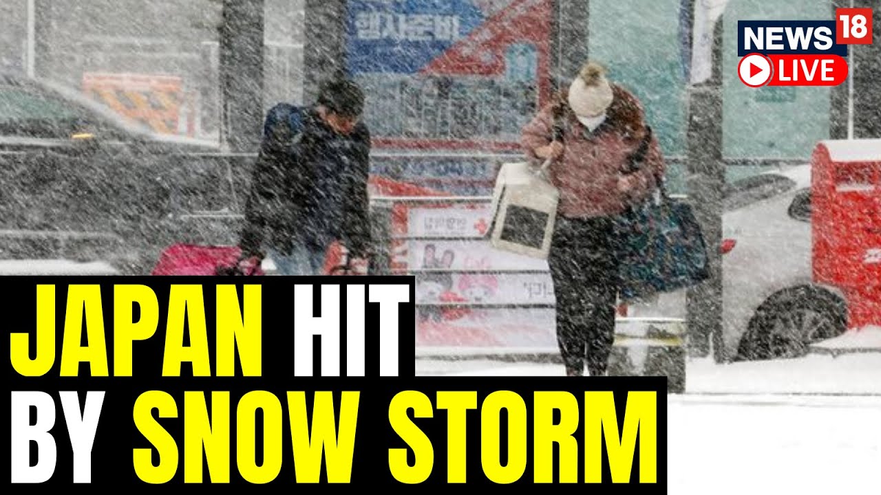 Japan Faces Severe Snow Storm I Transport Comes To A Standstill In ...