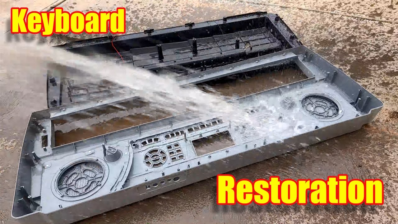 Restoring and repairing the Livingstone AK 171 musical keyboard which I ...