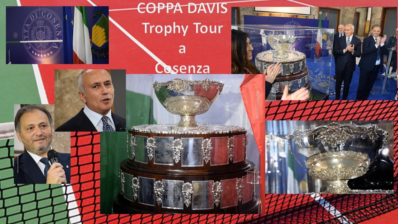 Cosenza:"COPPA DAVIS Trophy Tour", accoglienza del Sindaco e Delegati ...