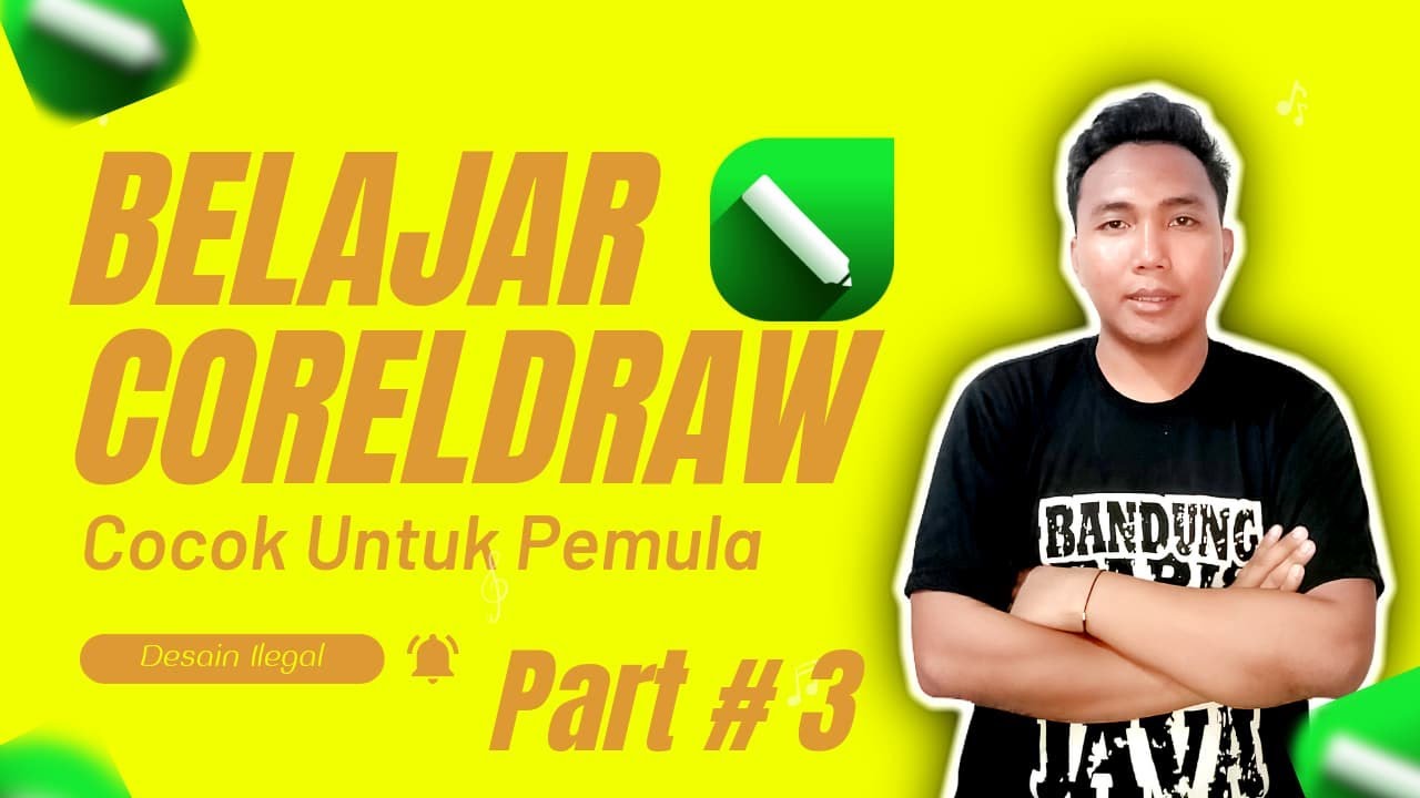 TUTORIAL COREL DRAW PART 3 - DESAIN PROFESIONAL MUDAH & CEPAT! - YouTube