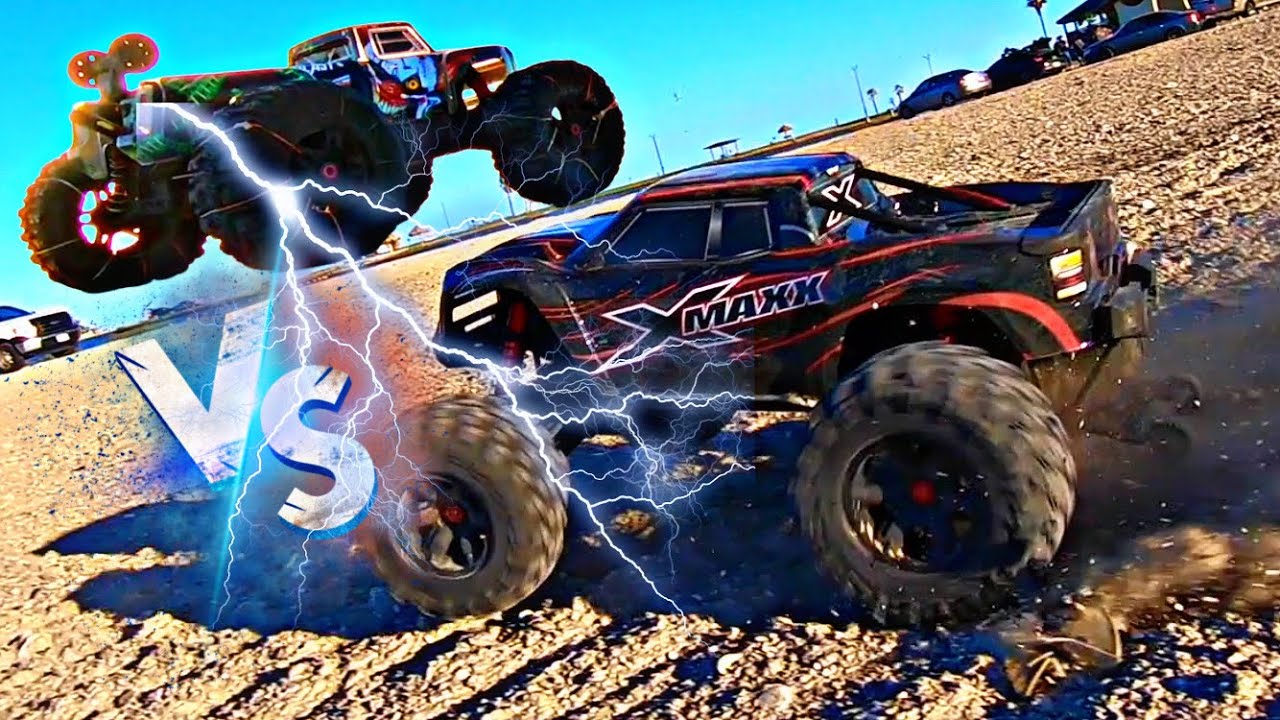Xmaxx VS Outcast 6s - YouTube