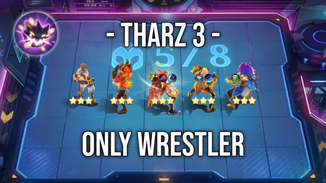 THARZ SKILL 3 ONLY WRESTLER | NEW GAMEPLAY THARZ SKILL 3 MAGIC CHESS ...