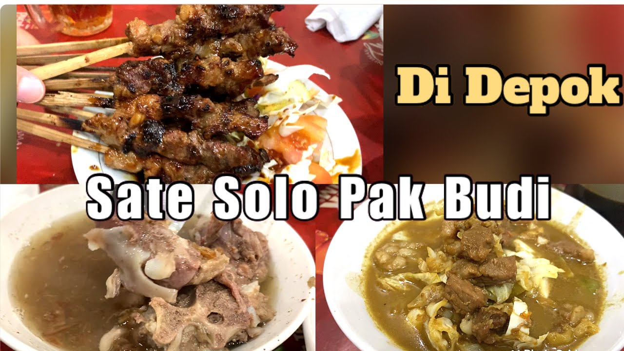 Sate Solo Pak Budi (Pancoran Mas Depok) - YouTube