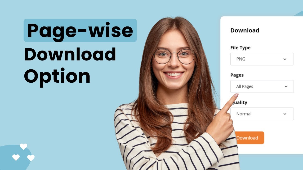 Page-wise Download Option - YouTube