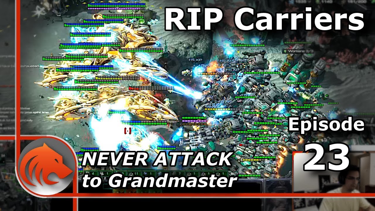StarCraft 2: One Nuke vs 100+ Carrier Interceptors! - Never Attack to ...
