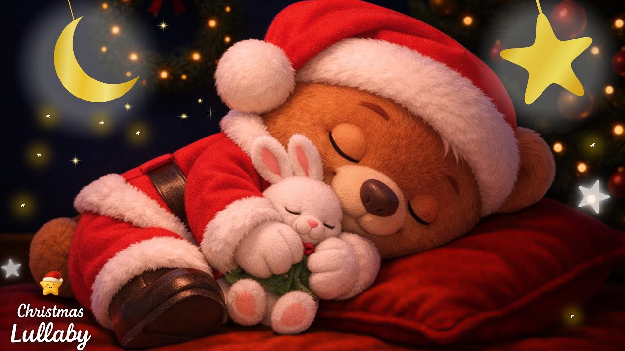 Christmas Lullaby For Sleep 😴 Christmas Music For Kids 🎄 Babies Fall ...