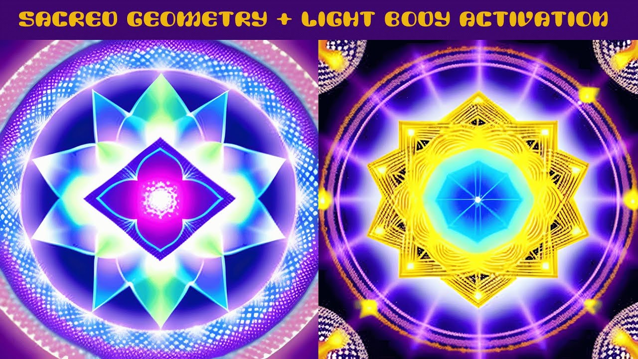SACRED GEOMETRY & LIGHT BODY ACTIVATION | Frequencies from 6th Dimension - YouTube
