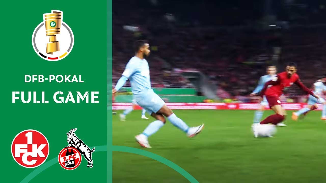 1.FC Kaiserslautern vs. 1. FC Köln | Full Game | DFB-Pokal - Round 2 - YouTube