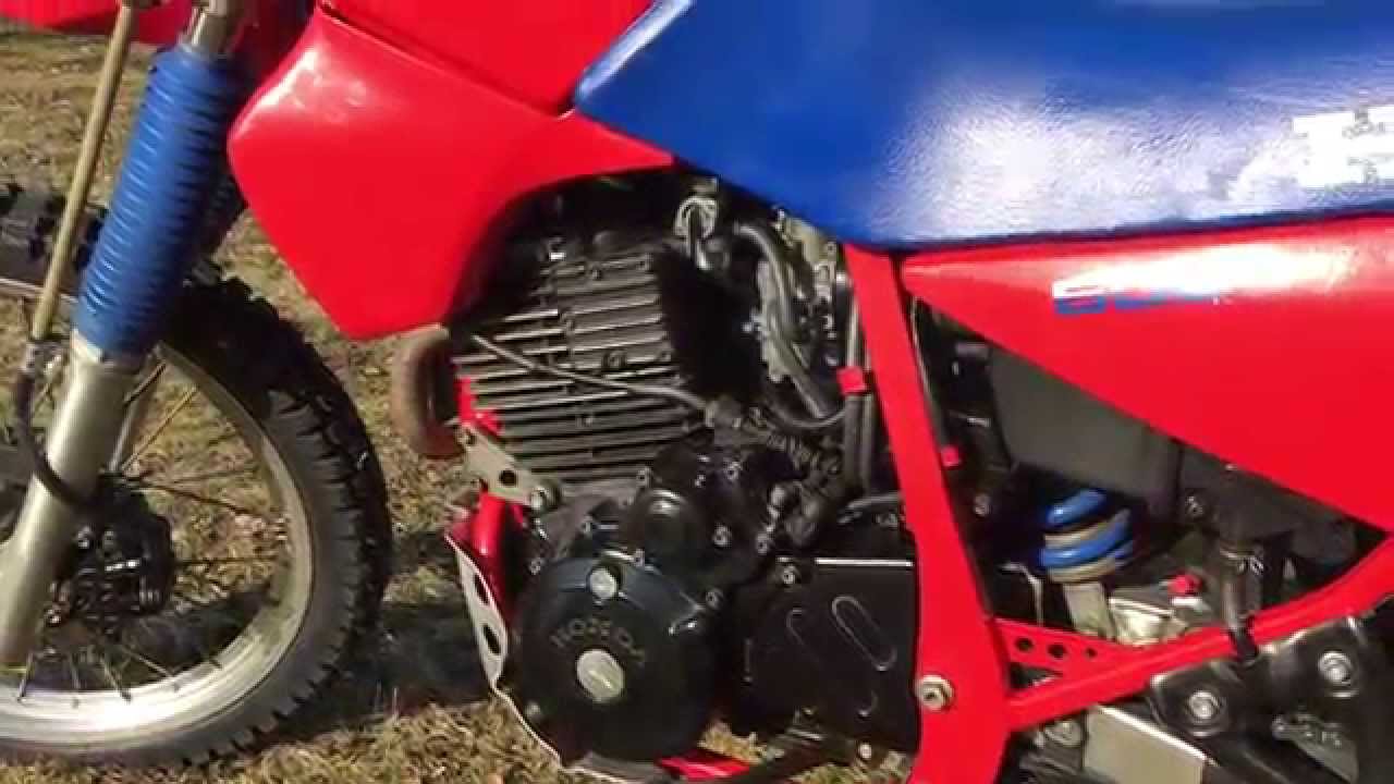Honda XL600RM 1987 red colour - YouTube