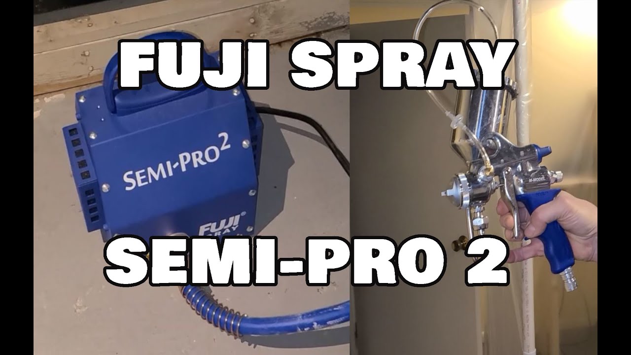 setup with the Fuji Spray Semi PRO 2 Gravity HVLP Spray System - YouTube
