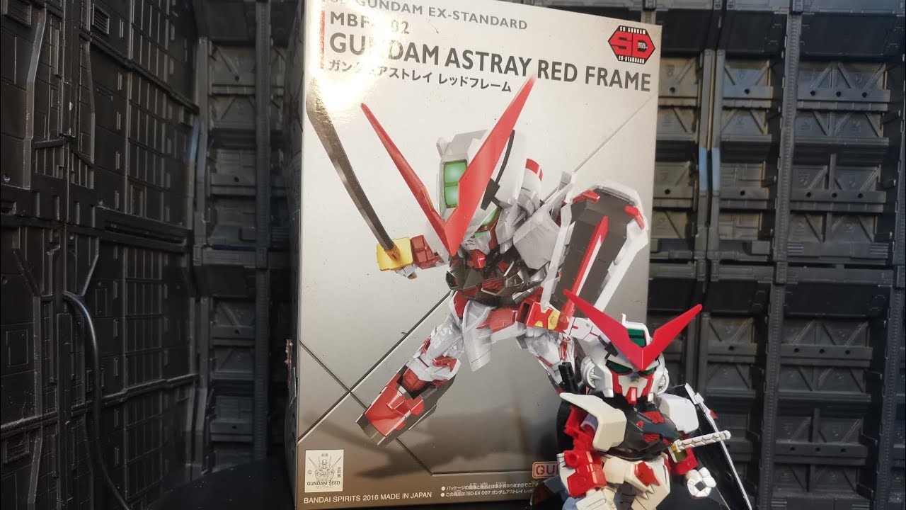 รีวิว SD EX-STANDARD Gundam Astray Frame - YouTube