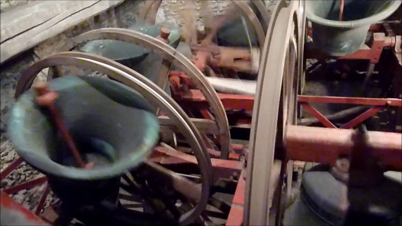 Church Bells Ringing Grandsire Doubles at Great Barton Suffolk - YouTube
