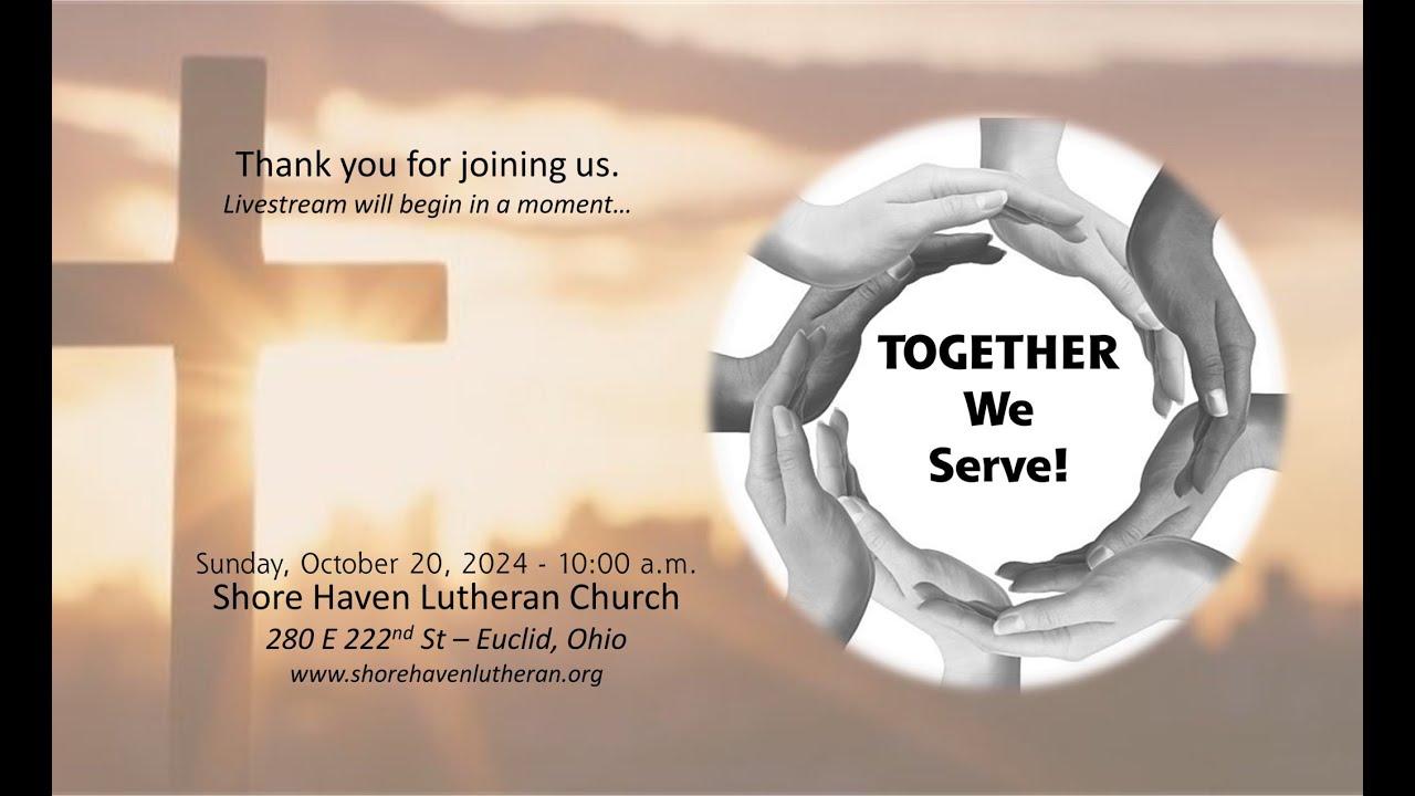 2024-10-20 TOGETHER WE SERVE- Stewardship #3 - YouTube