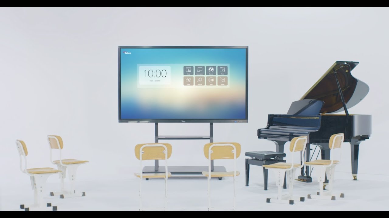 Introducing Optoma Creative Touch Interactive Flat Panels - YouTube