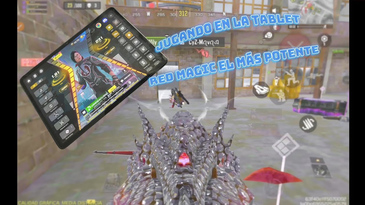 Así de fluido es jugar en la tablet red Magic en #callofdutymobile # ...