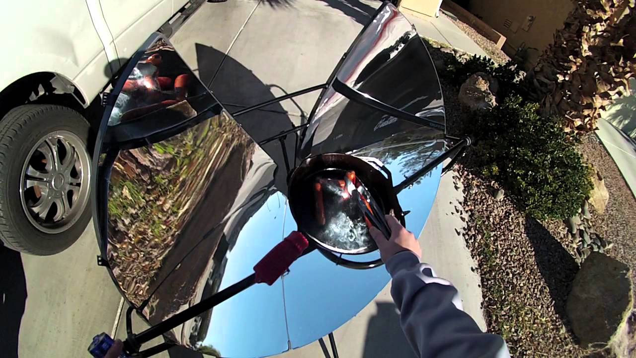 Sol Source by One Earth Designs -- Solar Cooker Solar Grill - YouTube