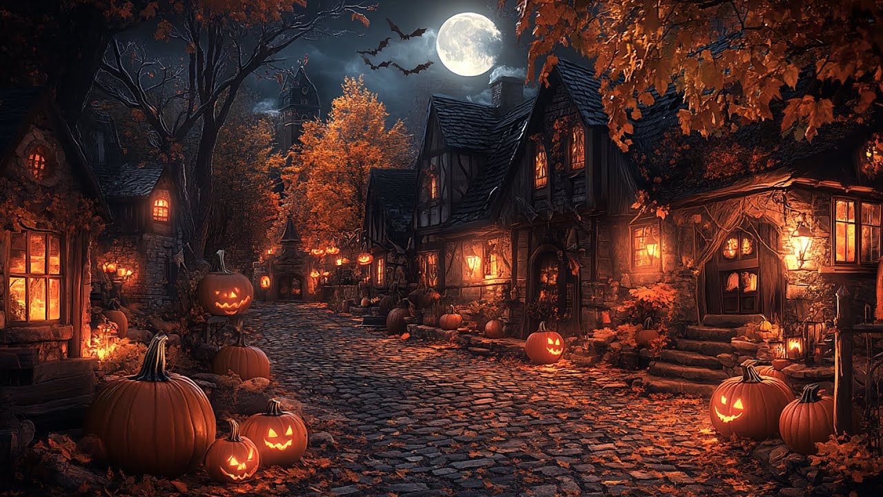Scary Autumn Halloween Atmosphere 🎃 Best Halloween Background Music ...
