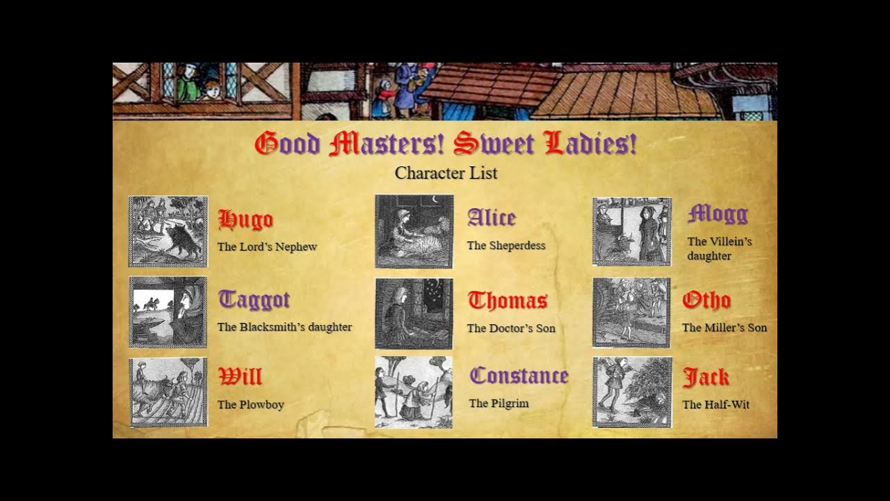 Good Masters Sweet Ladies character introductions - YouTube