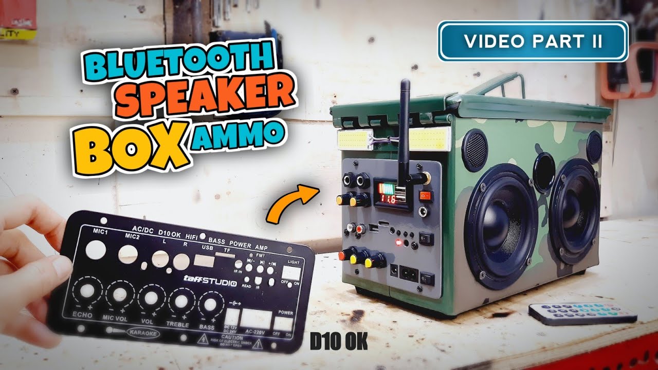 Cara Membuat Speaker Bluetooth dengan banyak fungsi | portable speaker ...