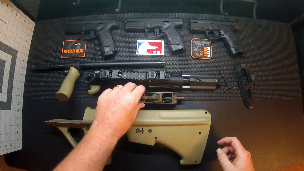 Steyr AUG A3-M1 History & Disassembly - YouTube