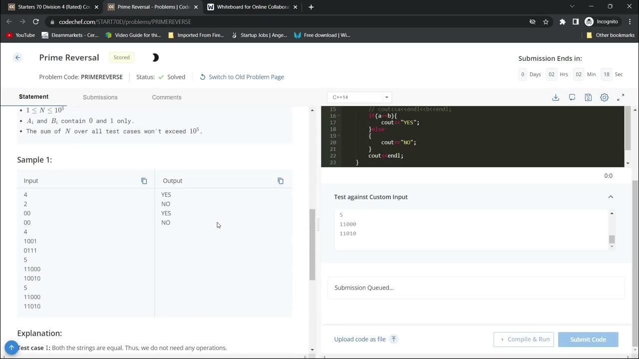 Prime Reversal Codechef Solution | Codechef Starters 70 | PRIMEREVERSE ...