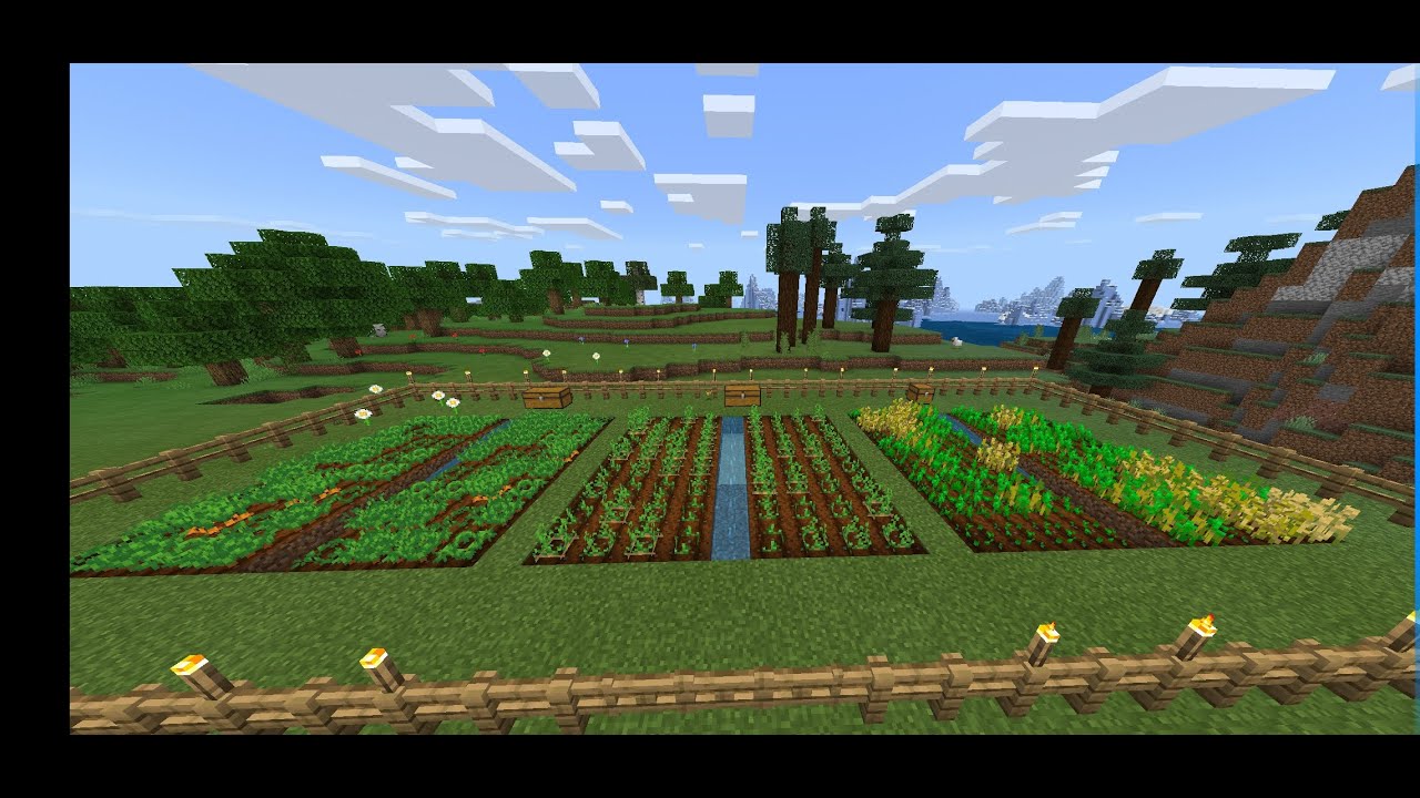 Iniciando nossas Plantações. #Minecraft4#. - YouTube