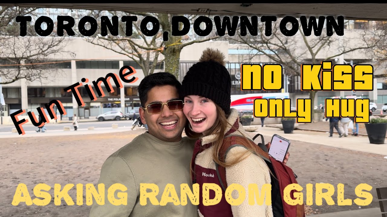 Toronto Downtown Random Tour.Playing with girls 🧒 - YouTube