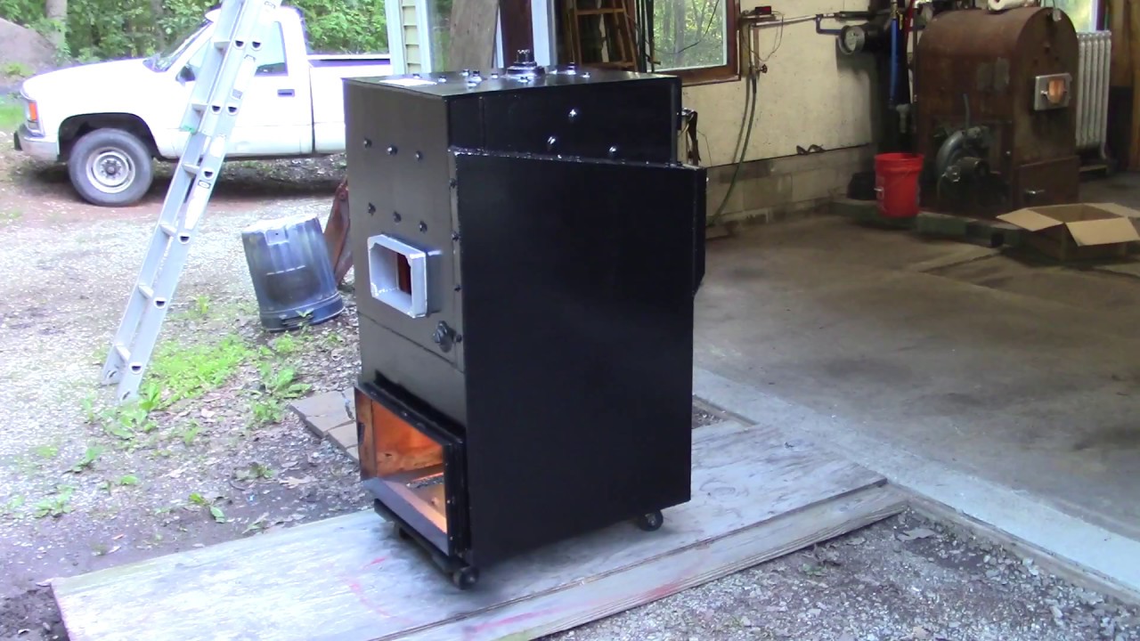 Van Wert VA600 Coal Stoker Boiler Painted - YouTube