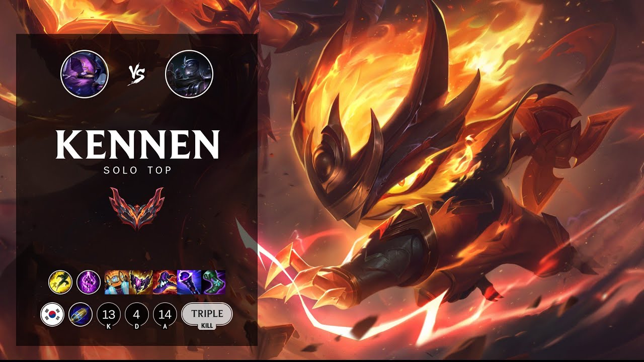 Kennen Top vs Shen - KR Grandmaster Patch 12.17 - YouTube