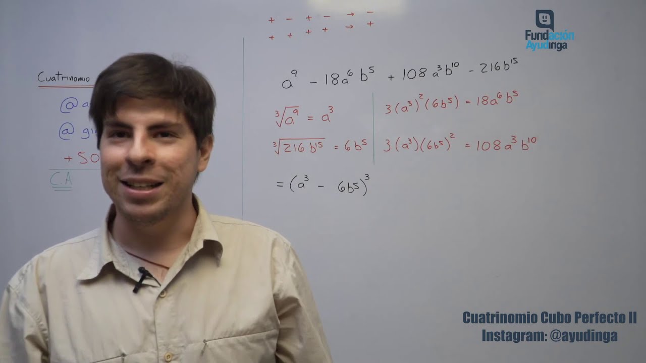 Cuatrinomio Cubo Perfecto | Concepto y Ejemplos (Parte II) - YouTube