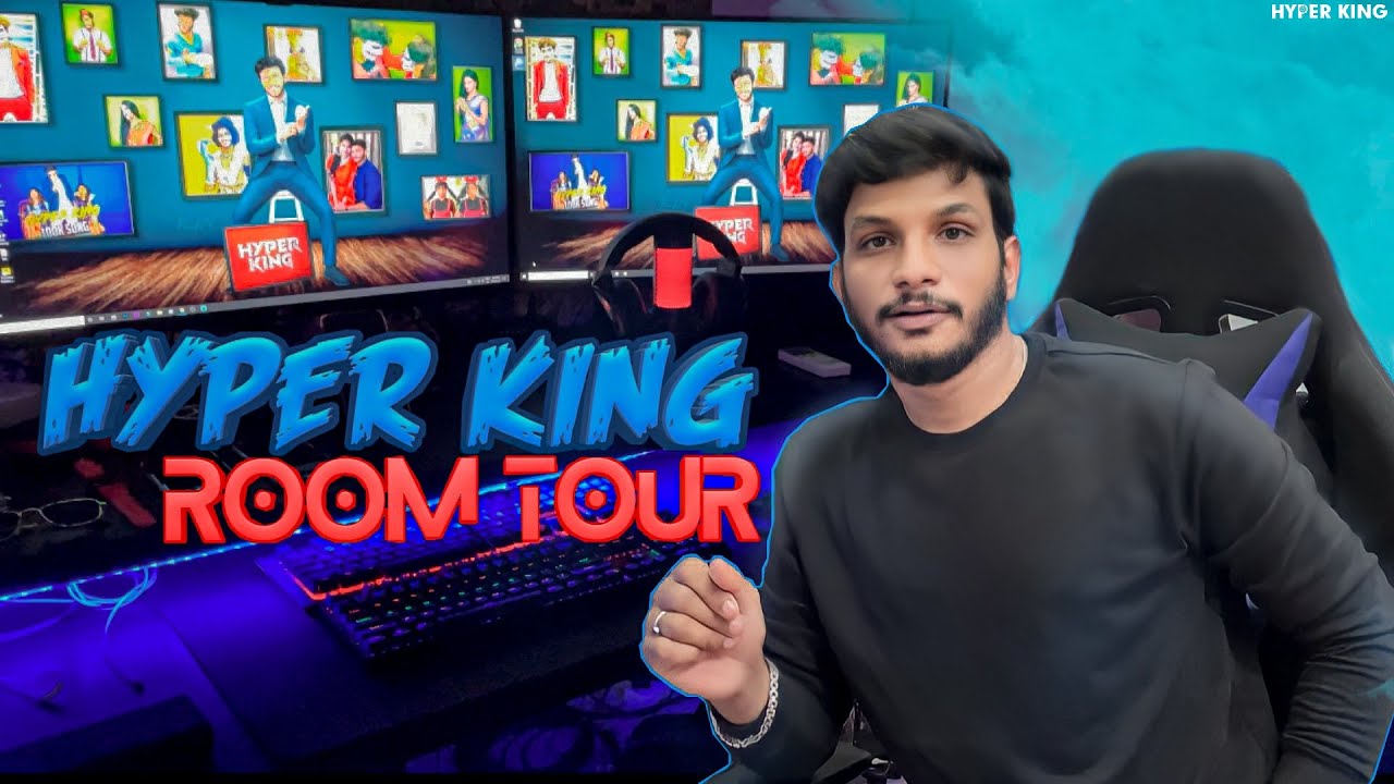 Hyper King Room Tour Pc Setup #hyperking #hyperkingtelugugamer - YouTube