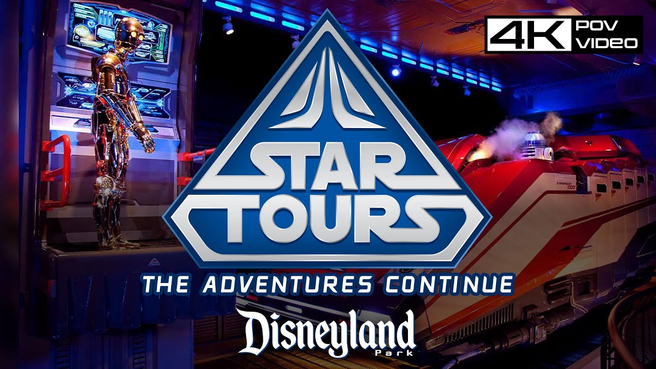 Star Tours: The Adventures Continue - FULL RIDE EXPERIENCE 4K Virtual ...