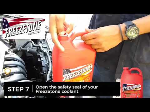 Freezetone Radiator Coolant Red - YouTube