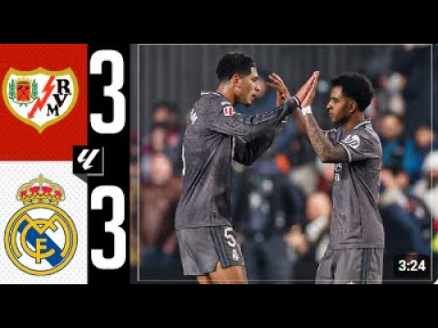 Real Madrid vs Rayo Vallecano 3-3 Highlights & All Goals 2024 HD - YouTube