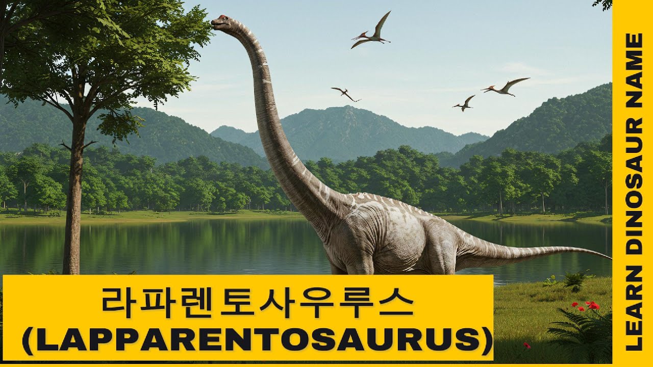 타임머신타고공룡친구만나러(라파렌토사우루스 (Lapparentosaurus))#동요#어린이애니메이션#어린이동요# - YouTube
