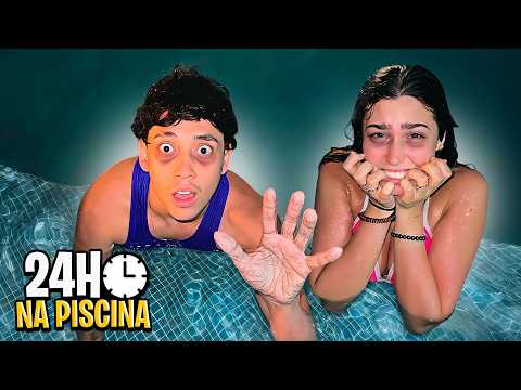 PASSAMOS A NOITE NA PISCINA 😱 (desafio extremo)