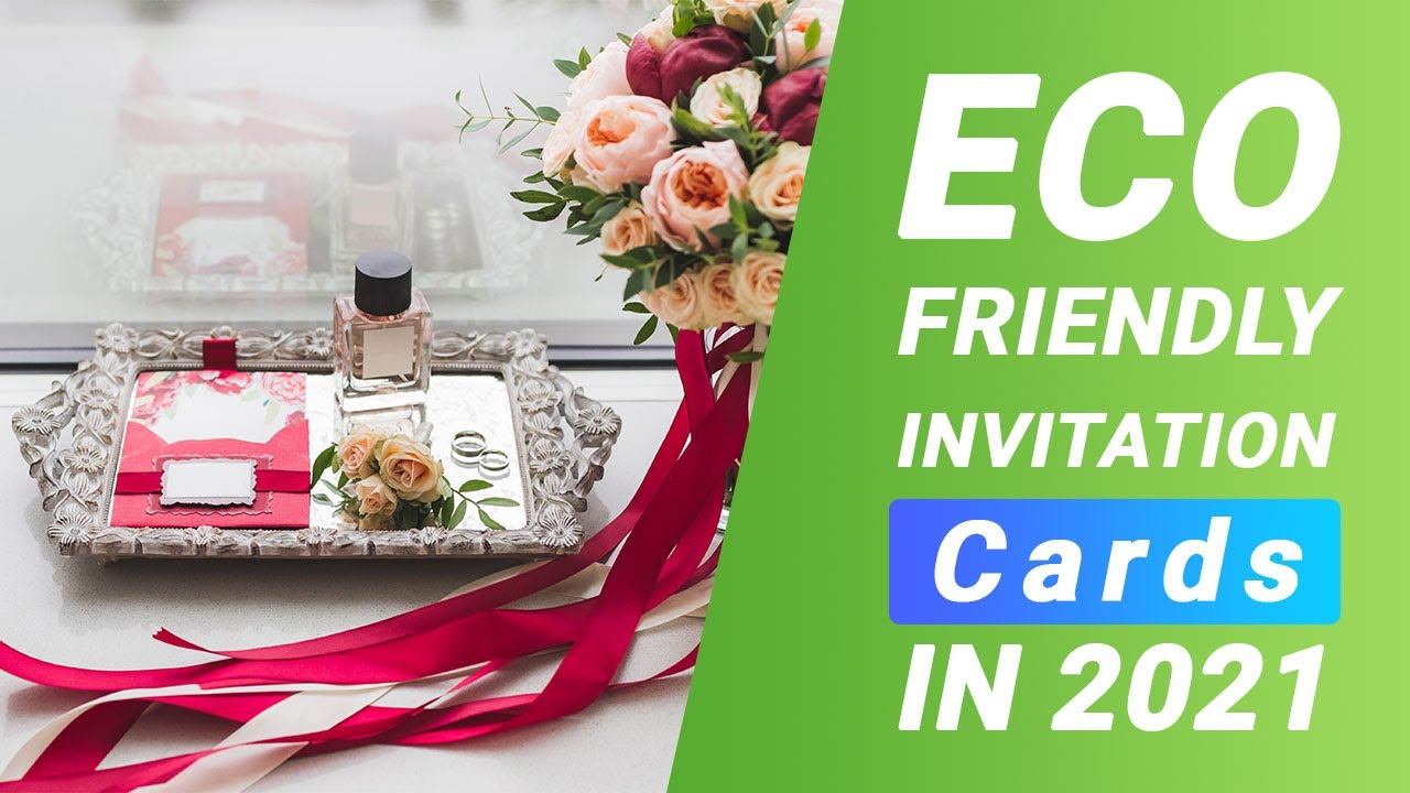 Eco Friendly invitation cards In 2021 - YouTube