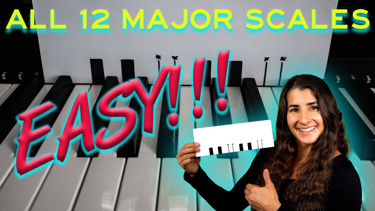 Piano Tutorial #9 - ALL 12 MAJOR SCALES - YouTube
