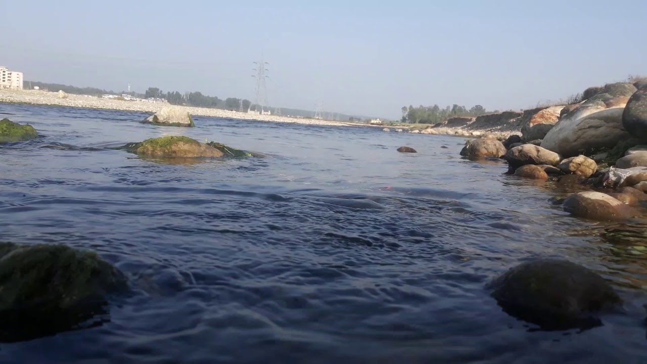 Asan river in dehradun - YouTube