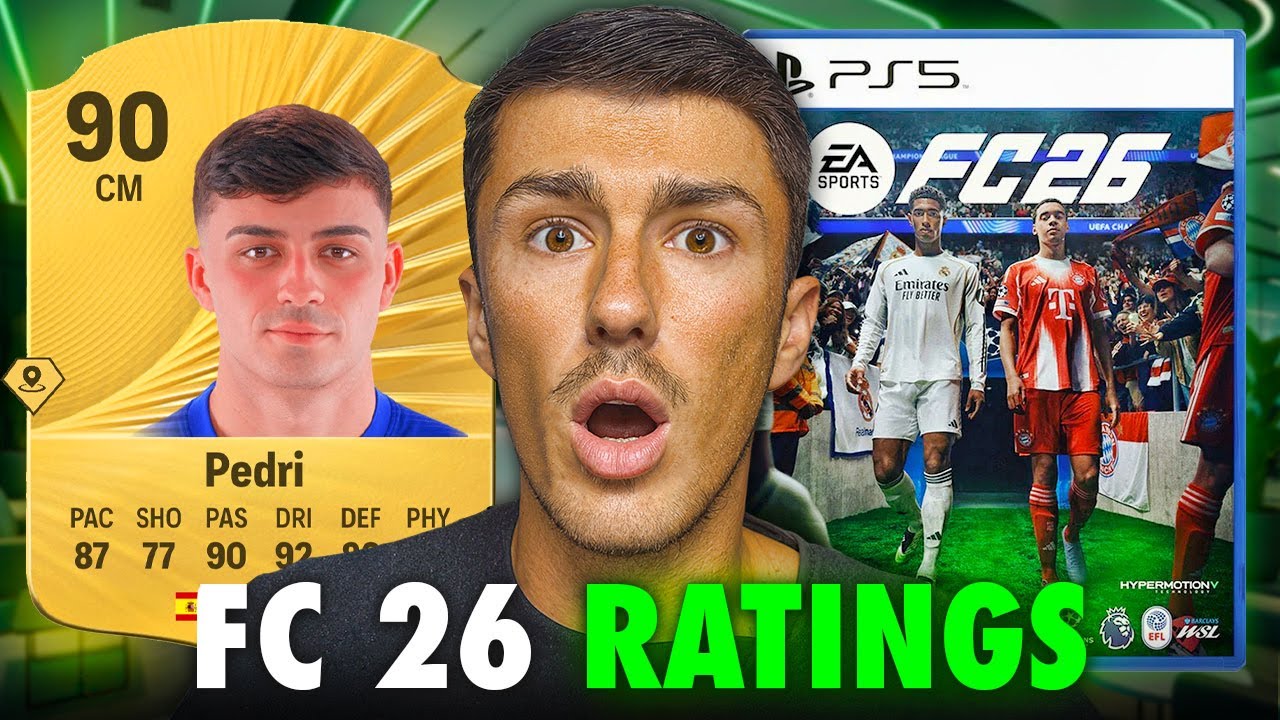 The Official FC 26 Ratings That Will Shock You! - YouTube